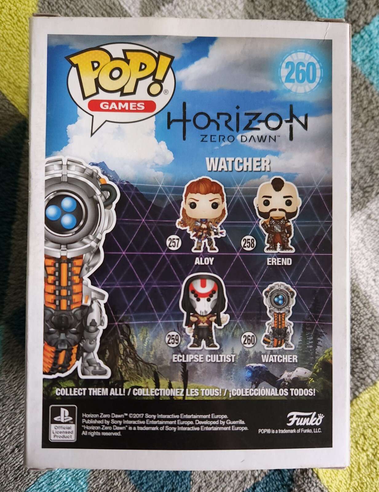 Watcher Pop 260 - Horizon Zero Dawn Funko Pop! Vinyl 2017 - Vaulted ...