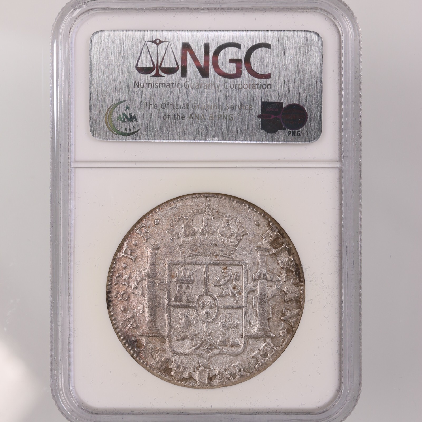 1783MO 18th Century Shipwreck Silver Coin (1784 El Cazador) 8 Reales ...