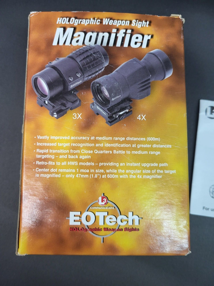 L3 EOTech Gen 1 Pineapple 3X FTS Magnifier w/ QD ARMS Samson Flip to ...