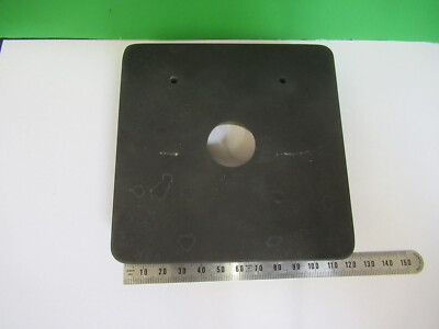 ANTIQUE ERNST LEITZ WETZLAR STAGE TABLE MICROSCOPE PART AS PICTURED #R7 ...