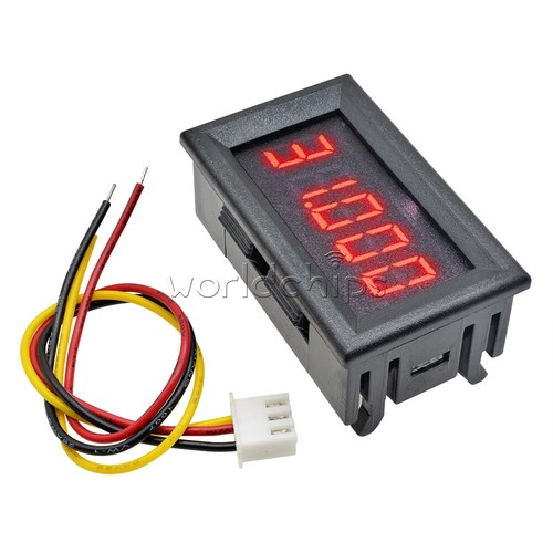 Red 0.36" LED 5 Digit DC 0-33.000V Digital Voltmeter Voltage Meter Car ...