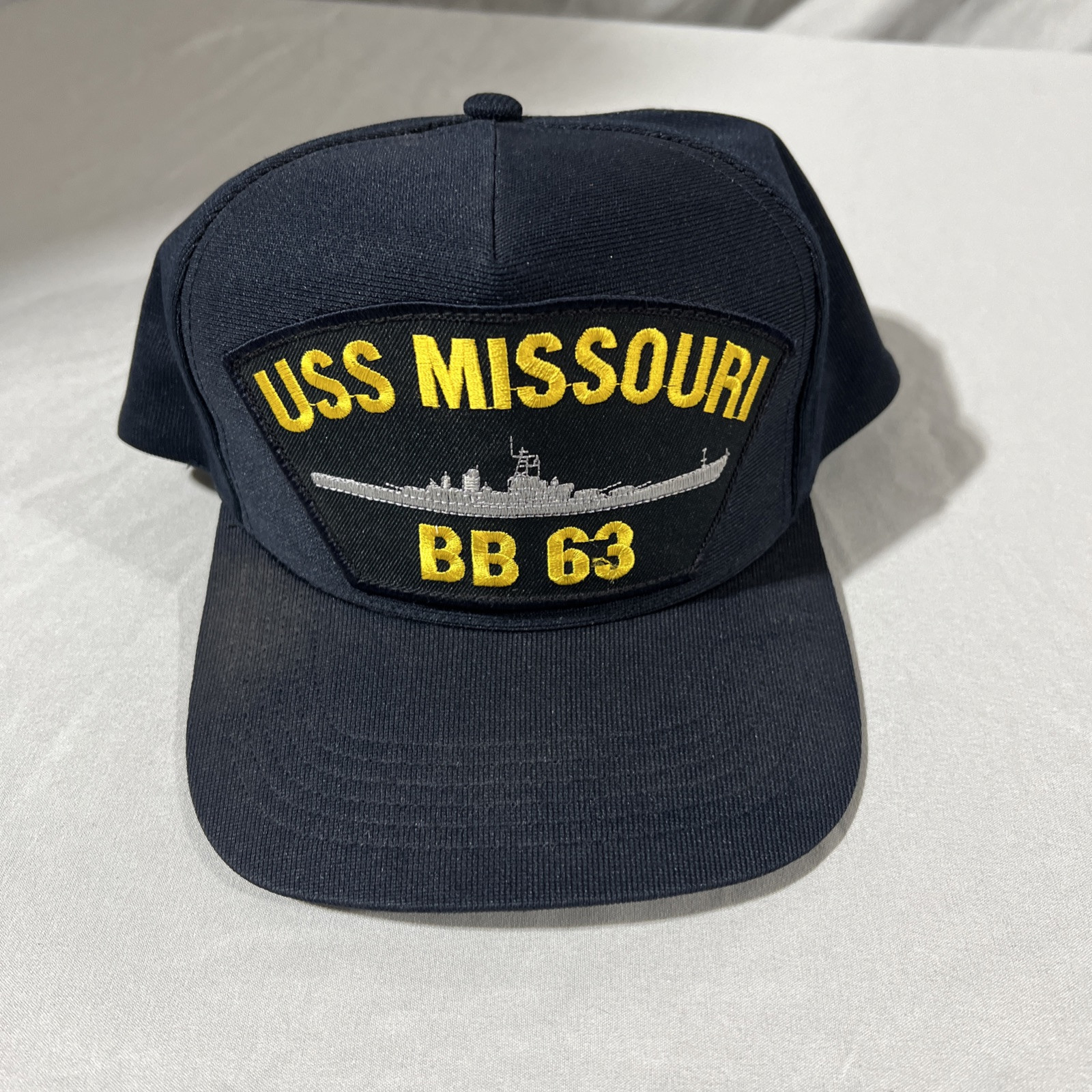 USS Missouri BB-63 Battleship US Navy Ship Hat C… - Gem