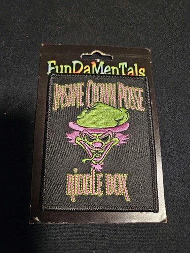 ICP Insane Clown Posse Riddle Box Patch Vintage 1998 New Still on Card ...