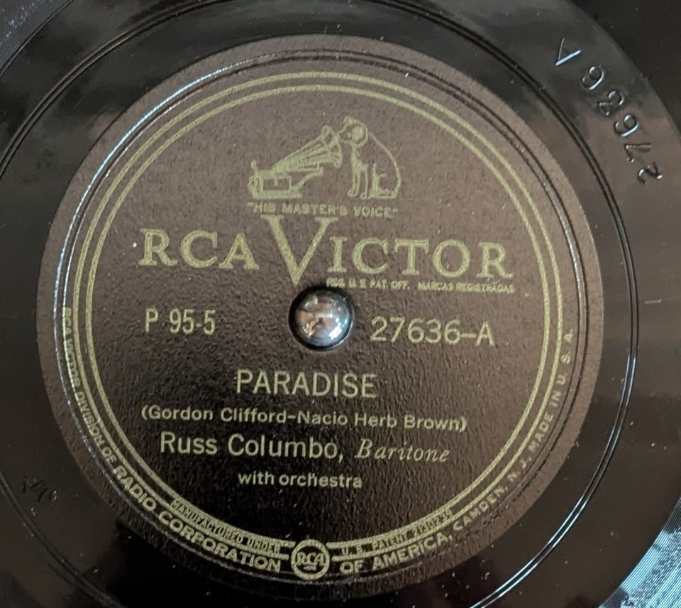 78 rpm Russ Columbo - Goodnight Sweetheart | eBay