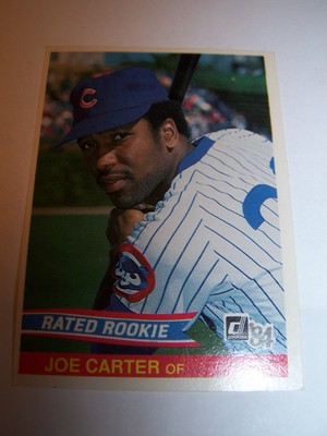 1984 Joe Carter Donruss Rated Rookie card #41 | eBay