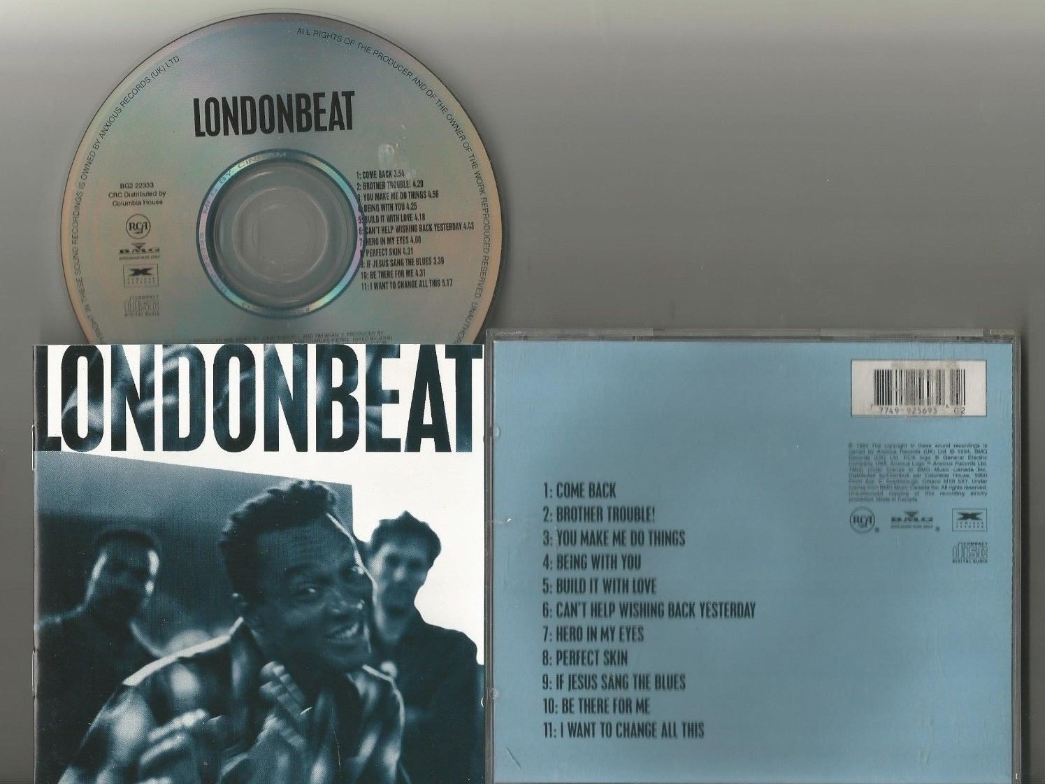 Londonbeat - Londonbeat CD 1995 RCA 11 trax UK Import Come Back Brother ...