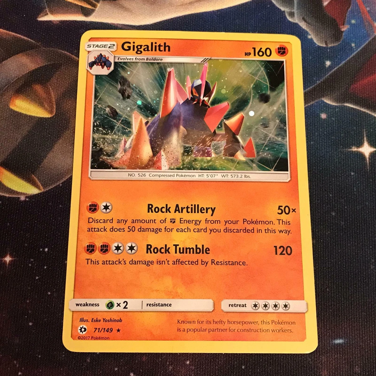 Pokemon Gigalith Card