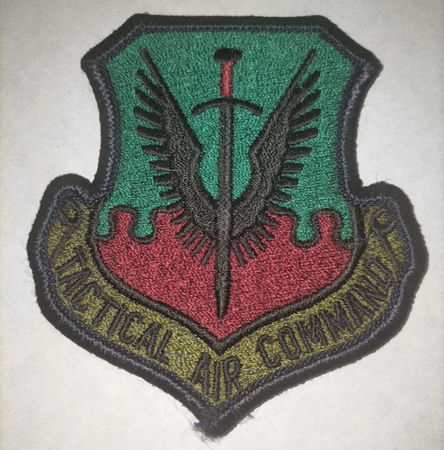 USAF Air Force Tactical Air Command TAC Patch Subdued Obsolete | eBay UK