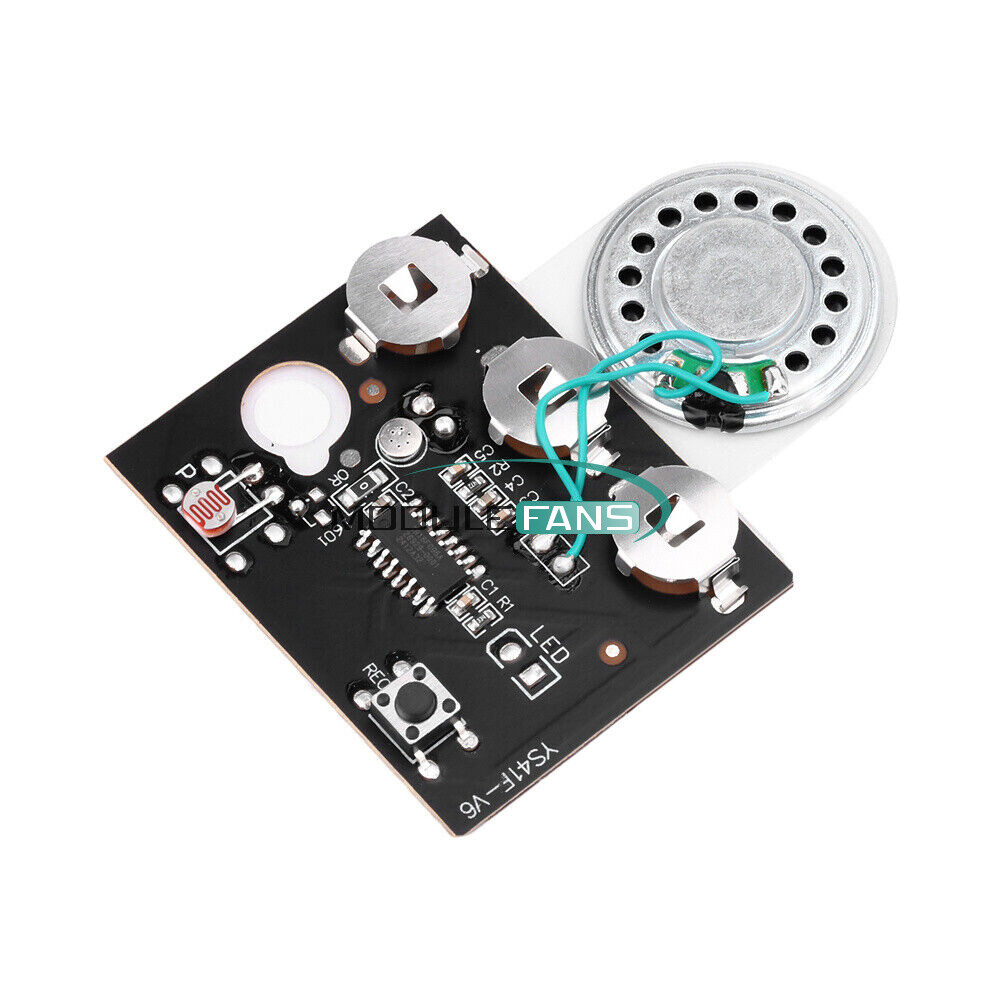 30s Greeting Card DIY Recordable Voice Chip Music Box Sound Module ...