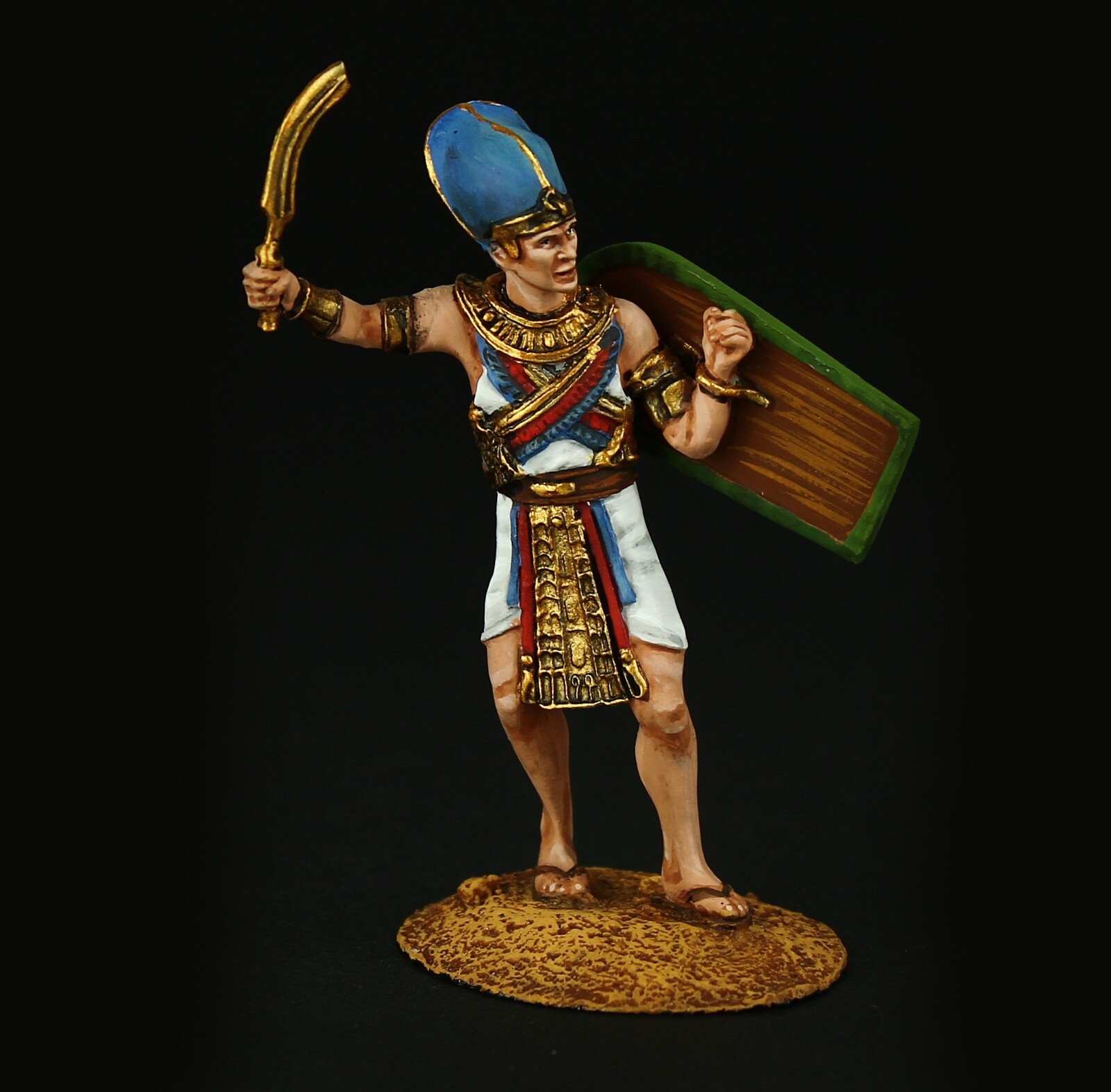 Tin soldier Collectible Pharaoh Ramses II, Battle of Qadesh Ancient ...