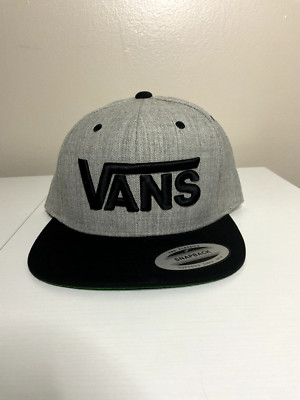 Vans The Classics Snapback Yupoong Since 1974 Hat Grey & Black One Size ...