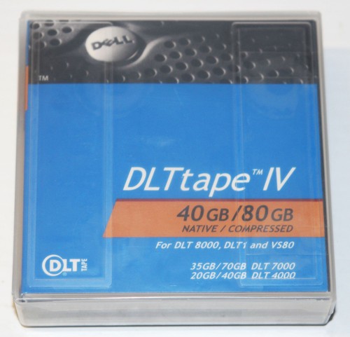 DELL 09W080 DLT Tape IV 40gb / 80gb - DLT8000 DLT1 & VS80 Data ...