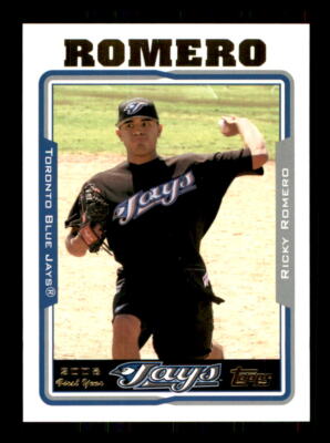 2005 Baseball Topps Ricky Romero Toronto Blue Jays #4 FY DP | eBay