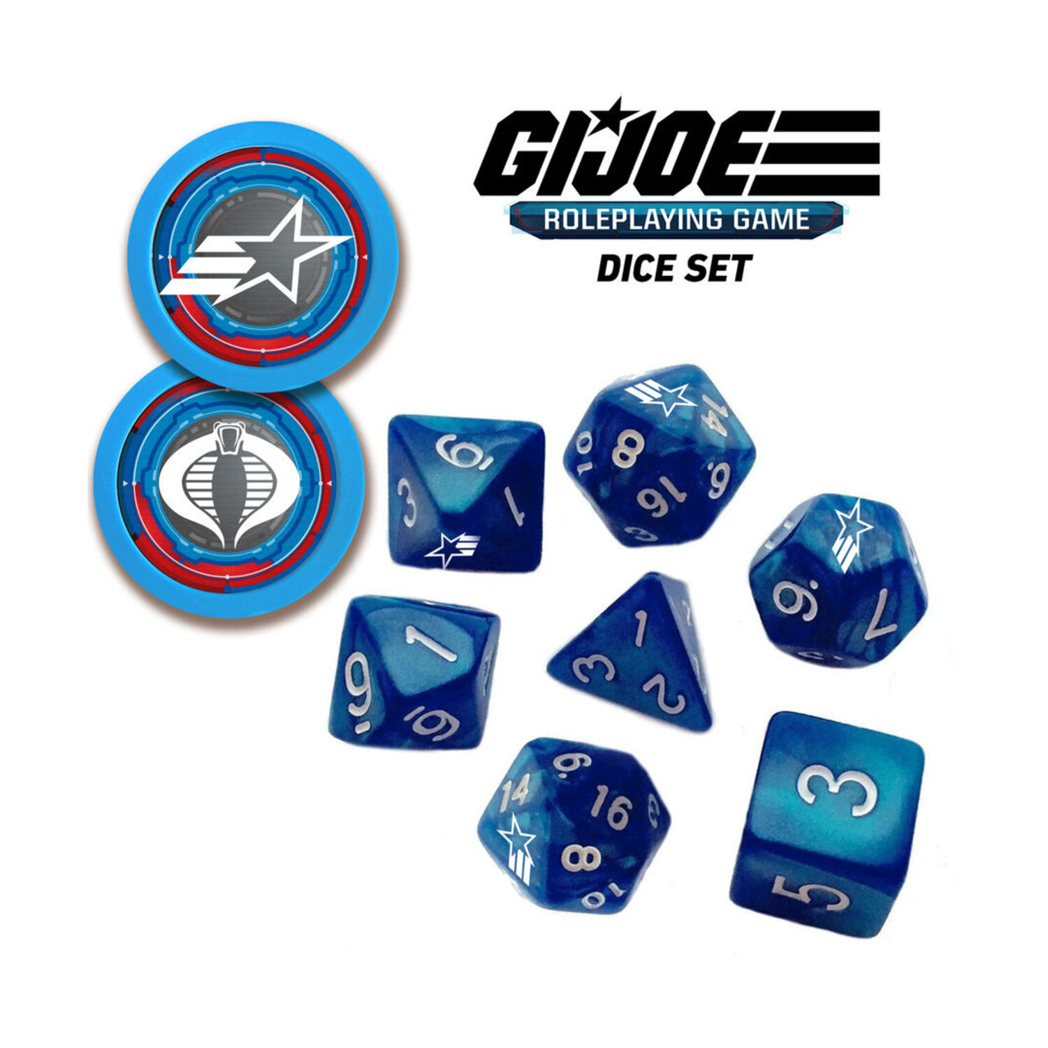 Renegade Games RPG G.I. JOE RPG - Poly Dice Set (7) New | eBay