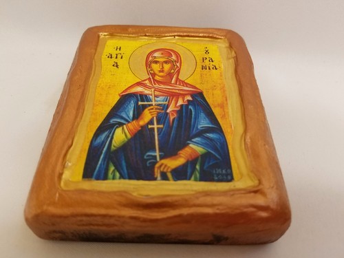 Saint Urania Icon Ourania Portrait Art Ikona Ikone Byzantine Orthodox ...