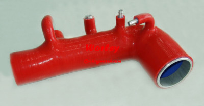 Red Silicone Induction Intake Pipe for Subaru WRX/STi GDB/GDA 2000-08 ...