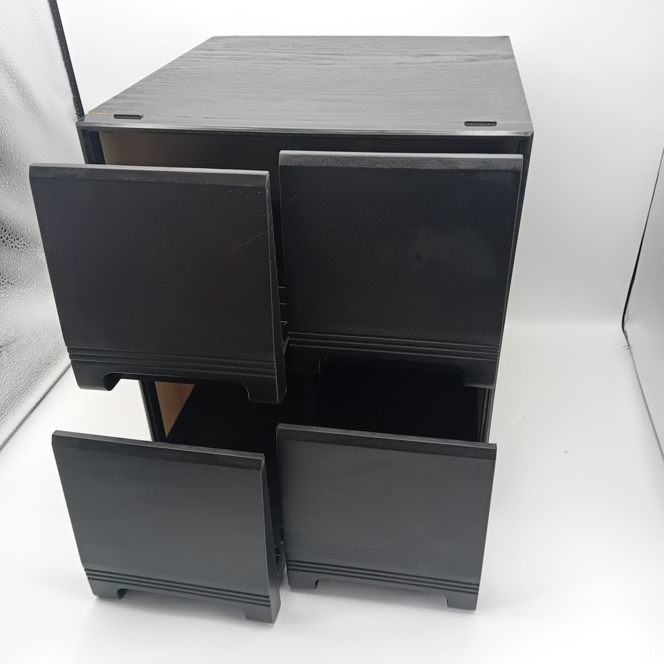Vintage Box CD Storage Unit 4 Drawer 80 CD | eBay UK