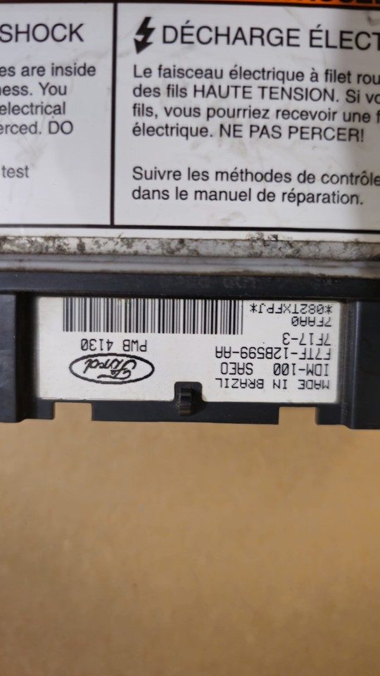 97-03 Ford F250 F350, 7.3L DIESEL Engine IDM Control Unit F7TF-12B599 ...