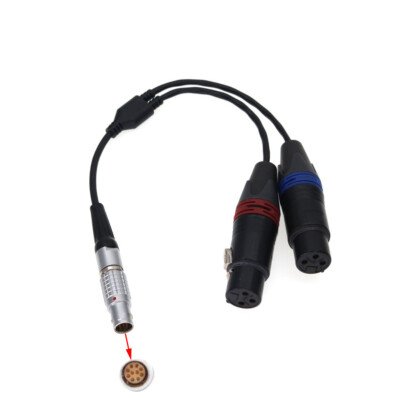 Atomos 10-Pin to XLR 3Pin Breakout Audio Input Cable for Atomos Shogun ...