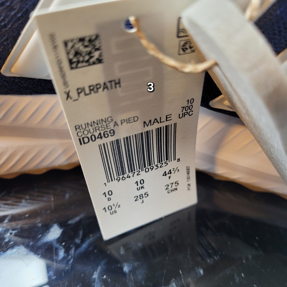 Adidas X PlrPath Running Blue White Athletic Shoes ID0469 Men’s Sz 10.5 ...