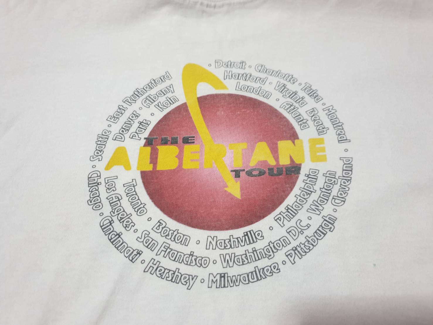 Rare Vintage 1998 Hanson Albertane Tour T shirt Size L - Gem