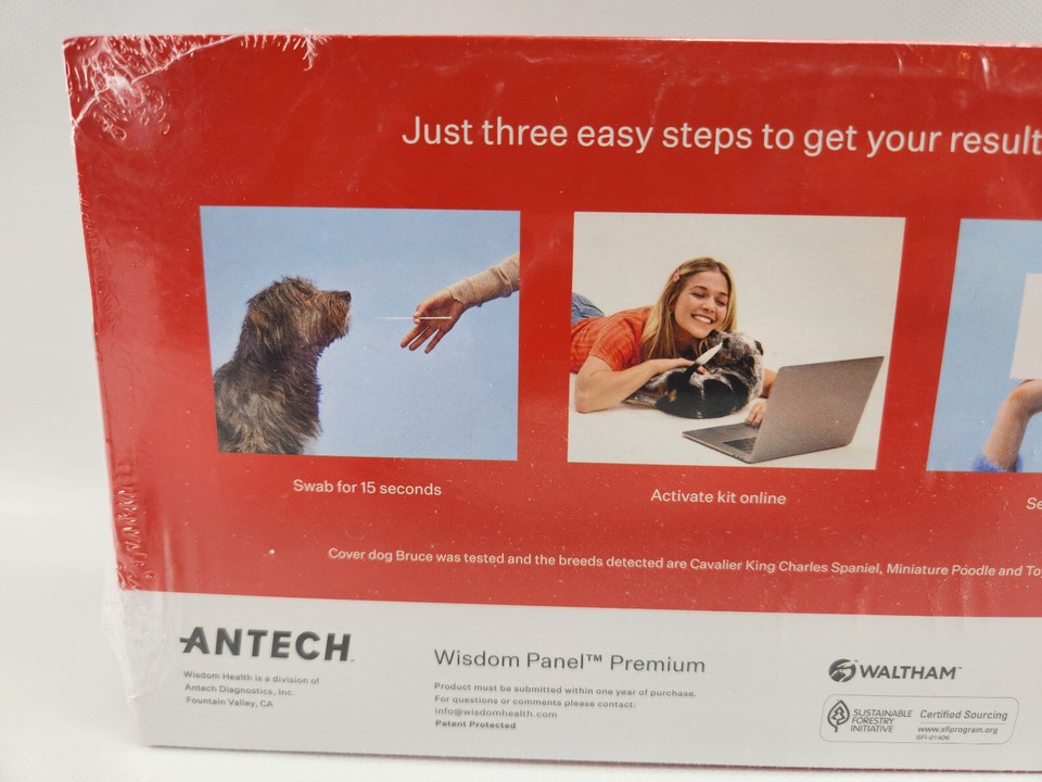 Wisdom Panel DNA Kit Premium Dog 265+ Health Tests, Identify 365+ Dog ...