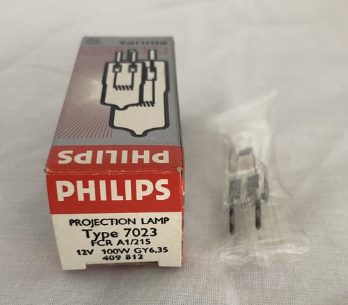 Philips 7023 Projection Lamps. FCR A1/215 12V 100W. Never Used. Old ...