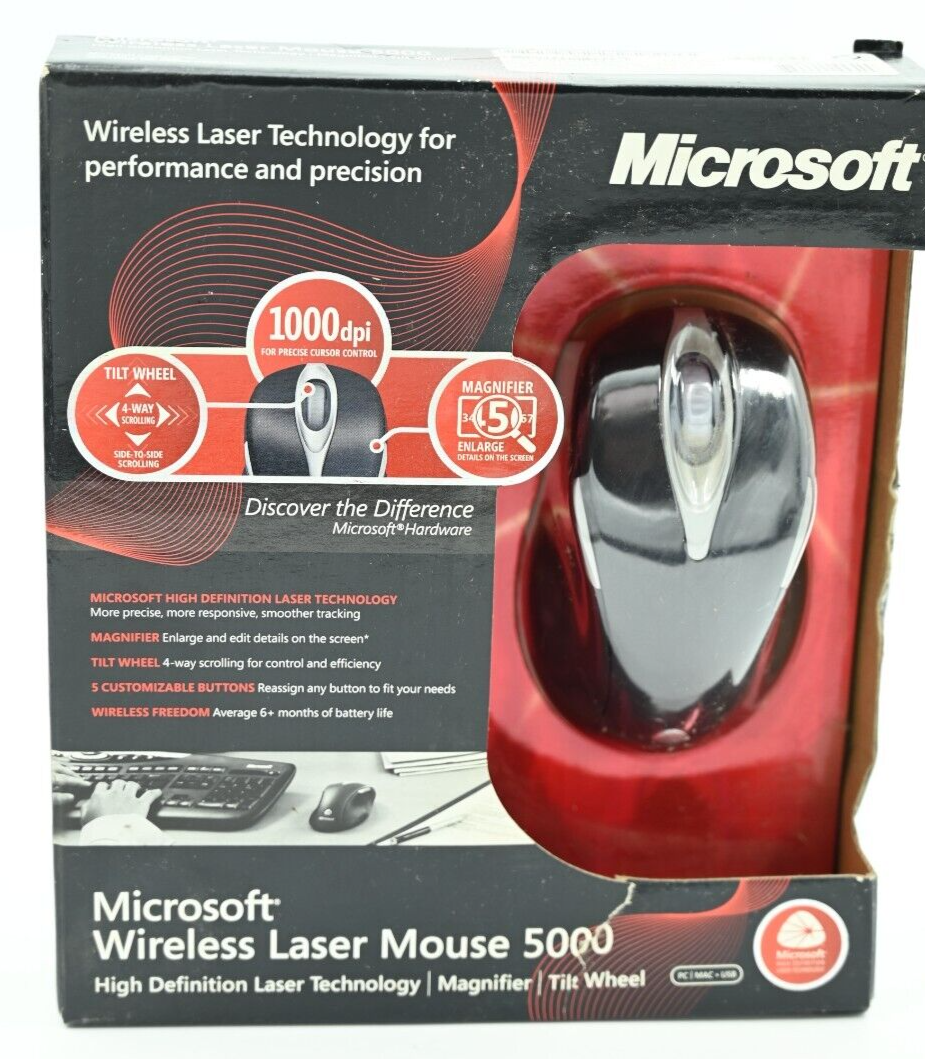 Microsoft Wireless Laser Mouse 5000