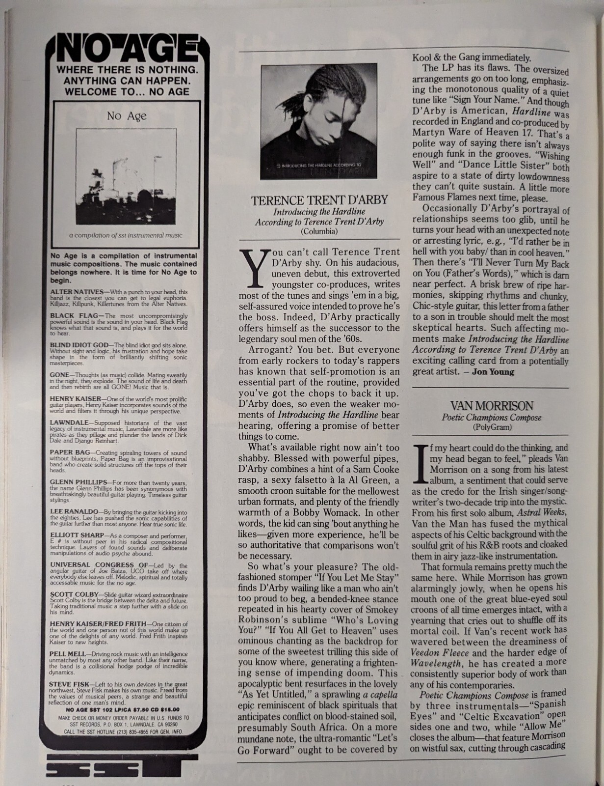 Musician Magazine November 1987 George Harrison, Michael Jackson, Neil ...