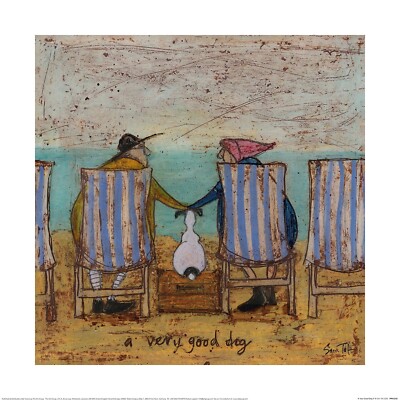 Sam Toft - A Very Good Dog II - Official 40 x 40cm Fine Art Print ...