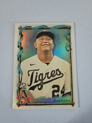 2023 Allen and Ginter Silver Portrait Hot Box Miguel Cabrera Tigers B22 ...