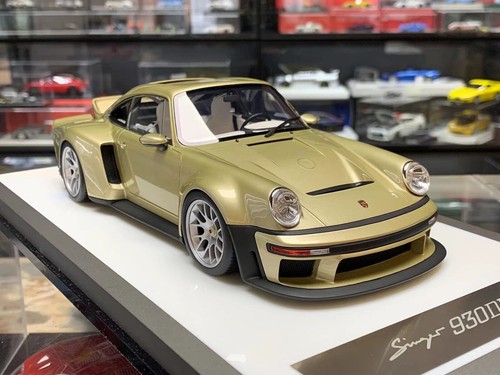 MCM 1:18 Gold Porsche Singer DLS Turbo resin simulation car model | eBay