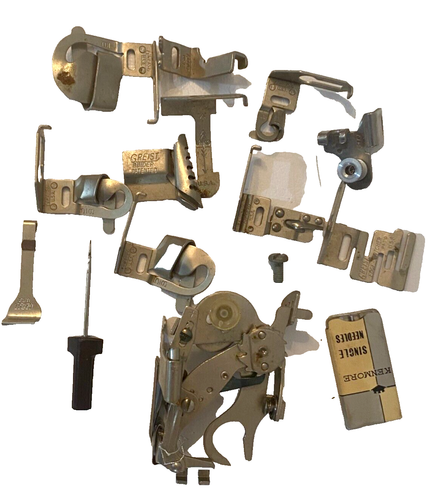 Lot of 10 Vintage Greist Rotary Sewing Machine Attachments Parts ...