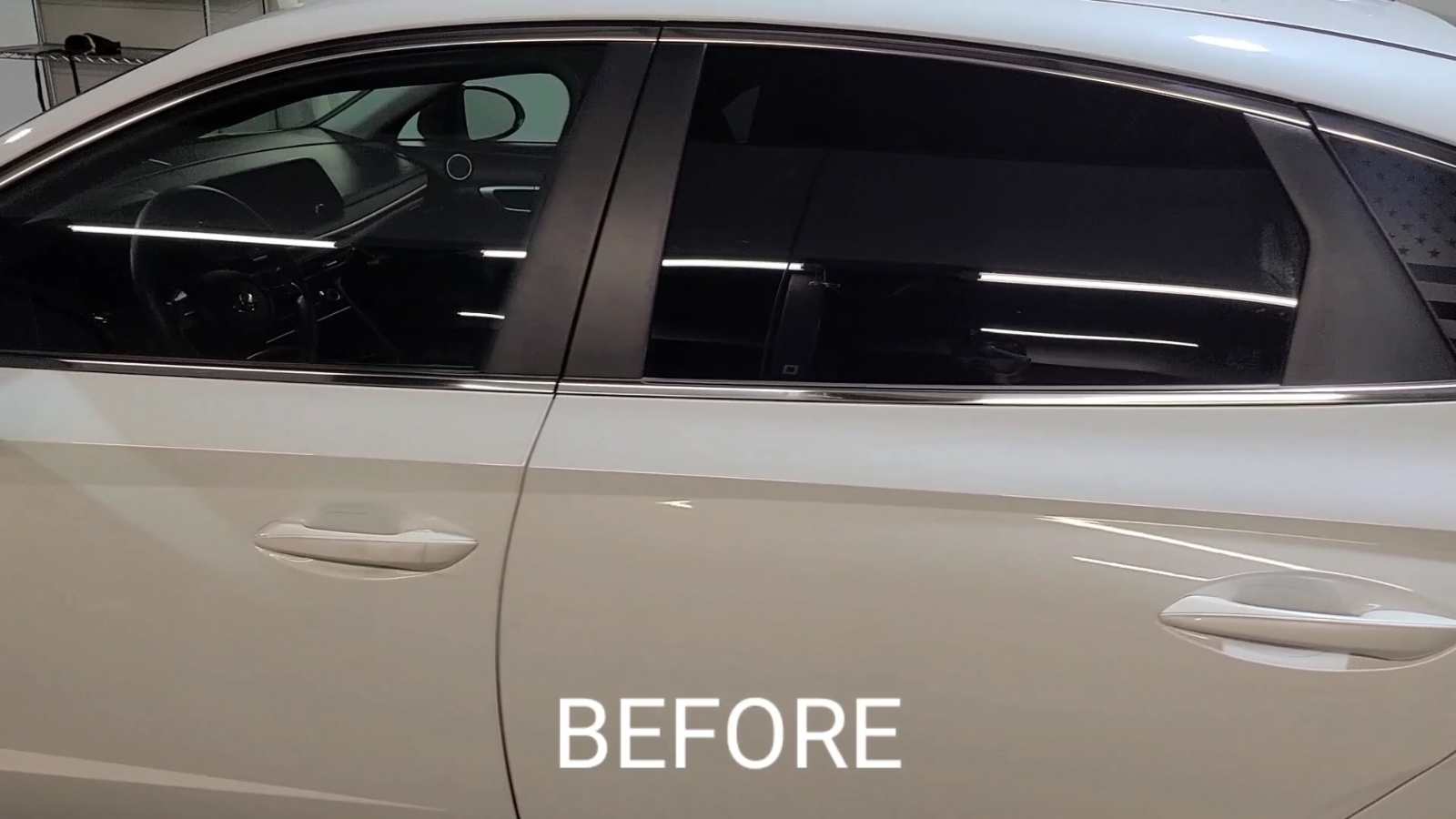 Fits Hyundai Sonata 2020-2026 Side Window Chrome Delete Decal Film ...
