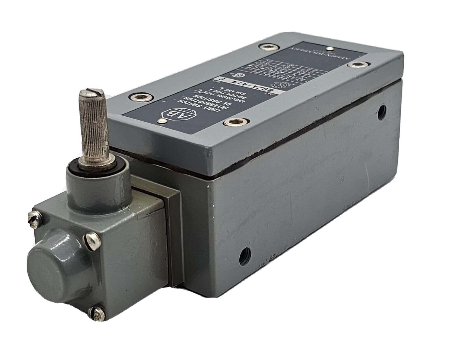Allen Bradley 802X-A14 /C OilTight Limit Switch, Nema Type 4 Enc ...