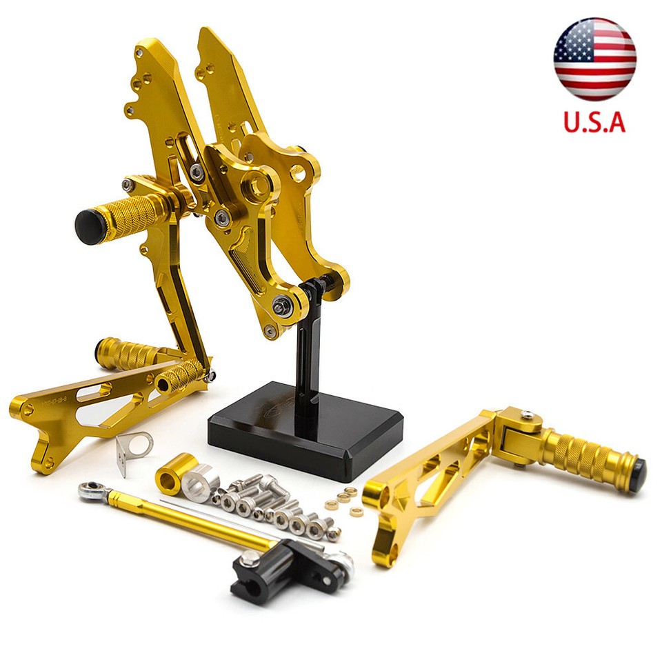 For MSX125 Grom 2016-2020 CNC Rearset Footrest Footpeg Pedals GP Rear ...