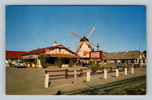 Solvang CA, Danish Inn Dining, Windmill, Antique Vintage California ...
