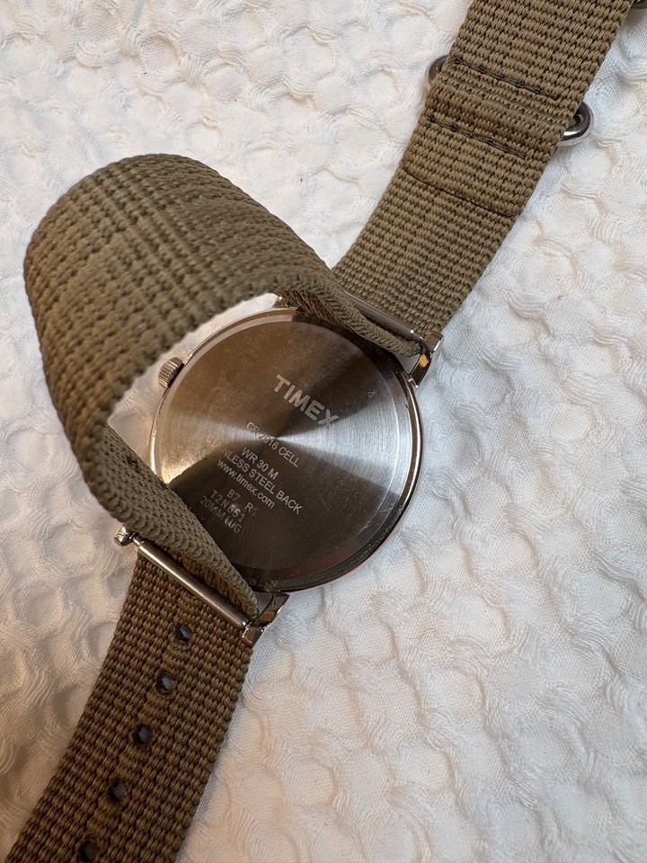 Men's TIMEX Military Watch w/ Backlight & New Battery - Works Great ...