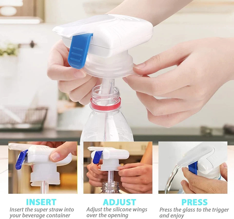 2Pack Automatic Drink Dispenser, Milk Dispenser for Fridge Gallon, Milk ...