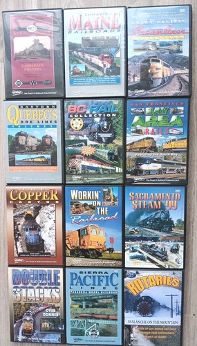 Lot of 12 Pentrex Train Railroad Railway Locomotive DVDs | eBay
