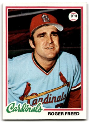 1978 Topps Roger Freed St. Louis Cardinals #504 | eBay