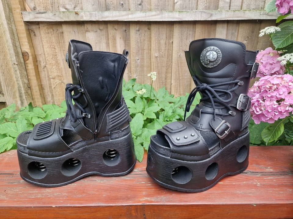 New Rock Springs Summer Platform Boots Sandals M-BIOS107-V2 Size 6 UK ...