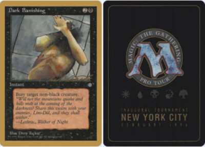 4x Dark Banishing - Leon Lindback - 1996 ~ Near Mint Pro Tour D MTG ...
