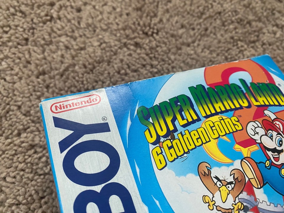 Super Mario Land 2: 6 Golden Coins (Nintendo Game Boy, 1992) COMPLETE ...