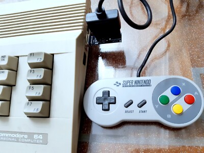 Joystick Adapter Commodore 64 Joypad Nintendo Snes 128 Vic 20 Amiga ...
