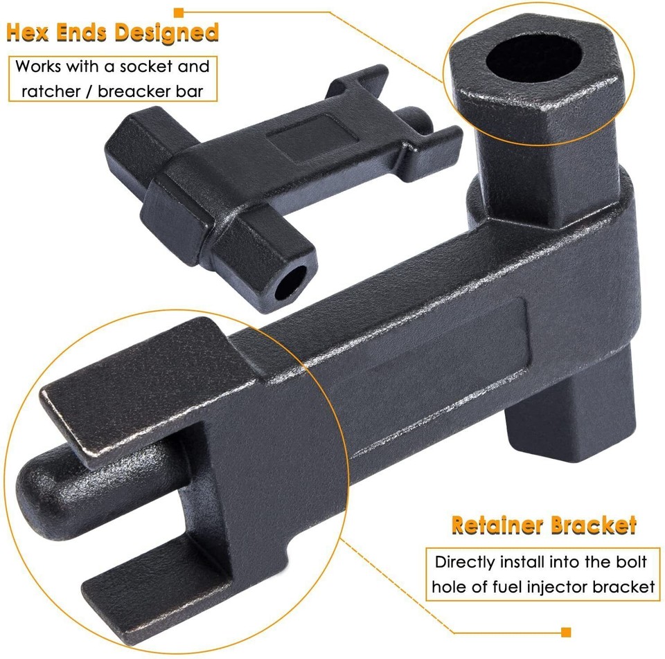 6778+6779 Injector Puller+7222 Injector Tube Remover for GM Durama 6.6L ...