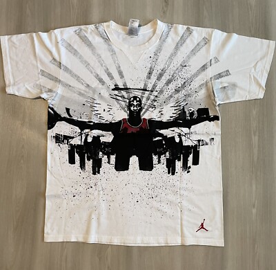 Vintage Jordan Wingspan Skyline Shirt Sz L | eBay