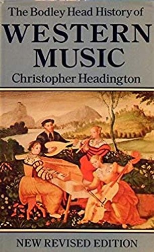 Histoire De La Musique Occidentale Relié Christopher Headington ...