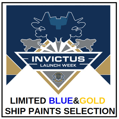 STAR CITIZEN PAINTS - INVICTUS BLUE & GOLD - LIMITED PAINT / SKIN ...