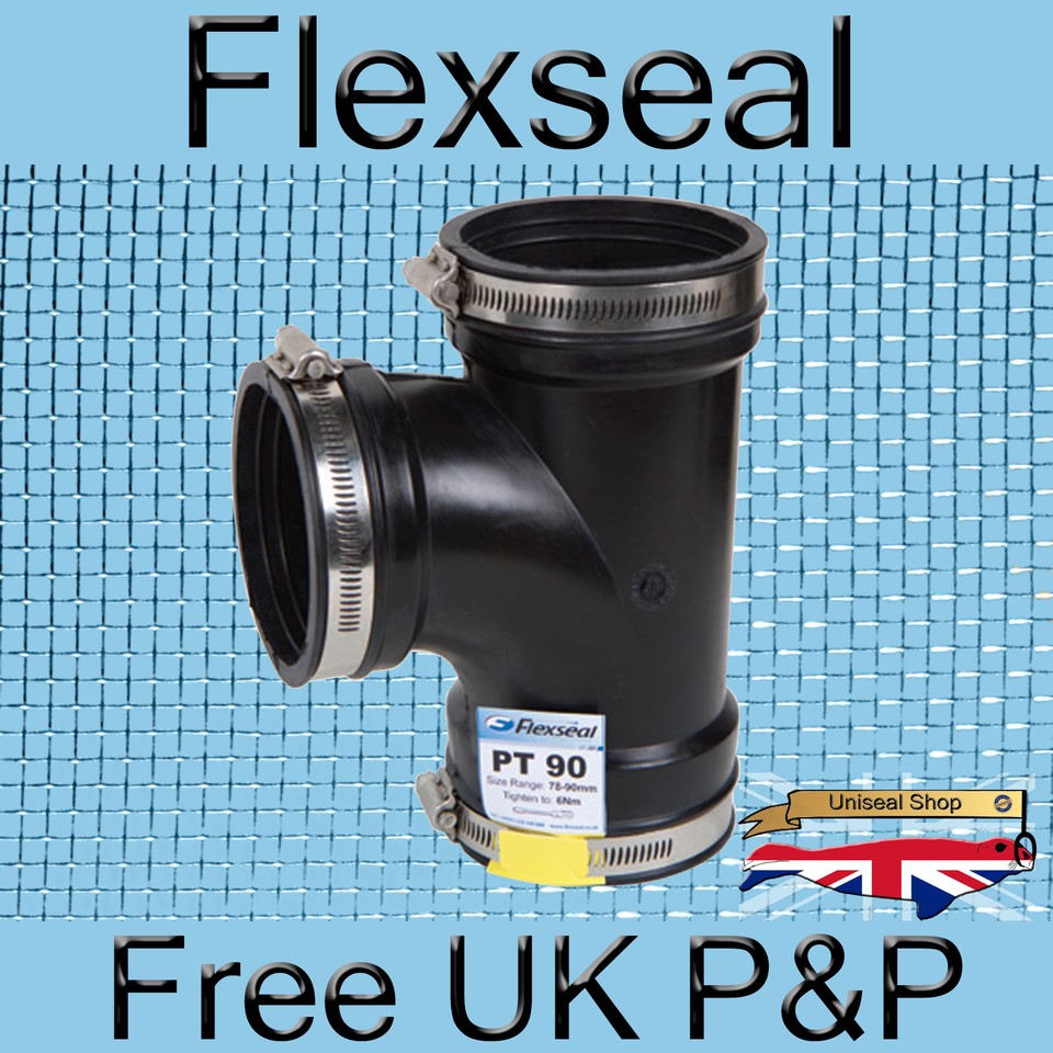 Flexseal (Fernco) Genuine EPDM Rubber Coupling Flexible Boot Pipe ...